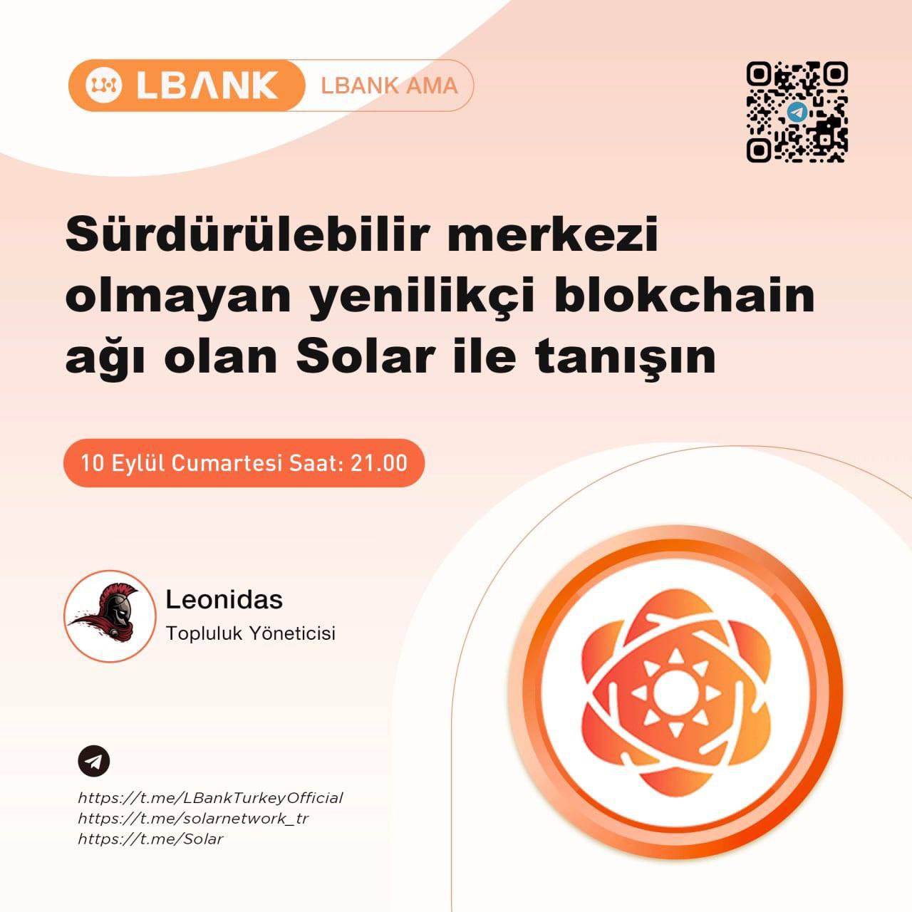 SOLAR Admin Leonidas X LBANK Turkish AMA Event! - Solar Library