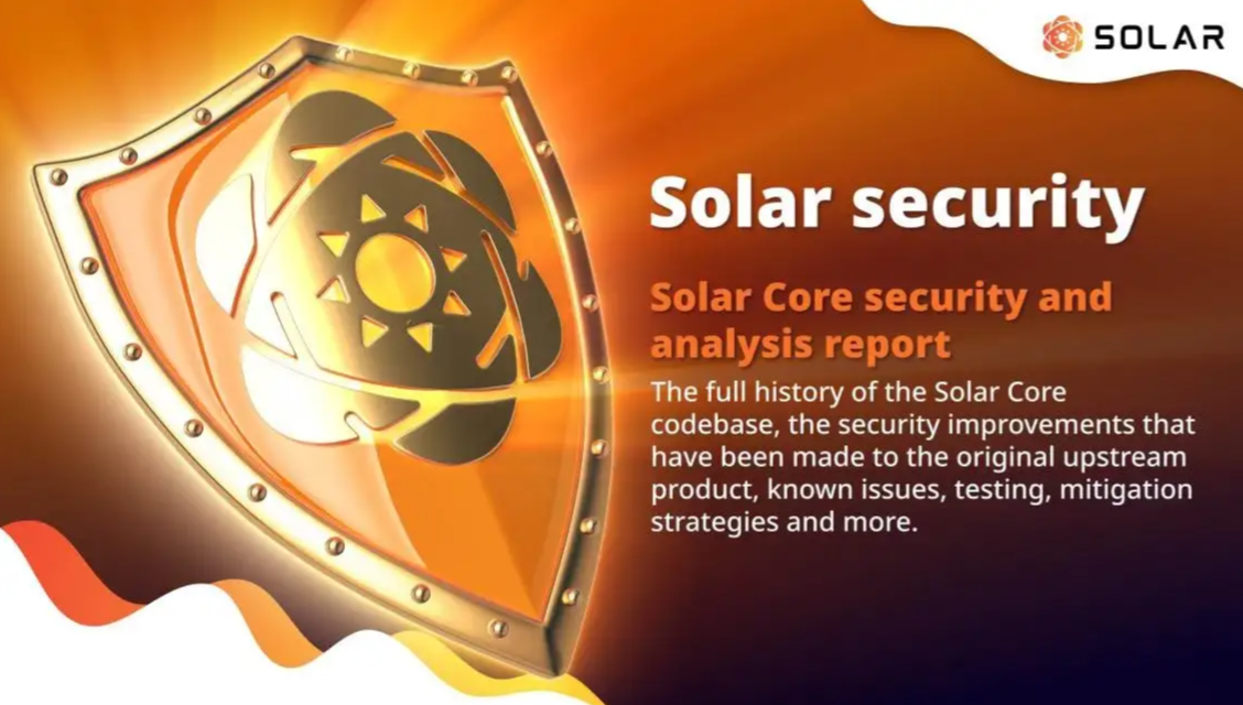 Security and Analysis Report Intro - Solar Library