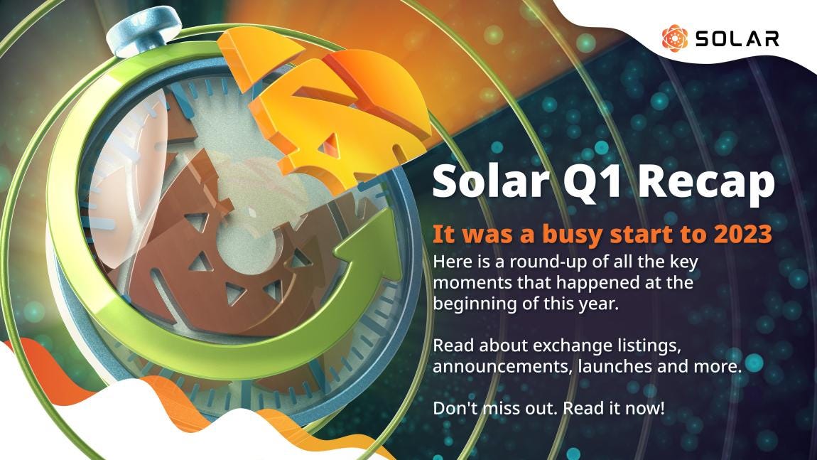 Solar Q1 Recap - Solar Library