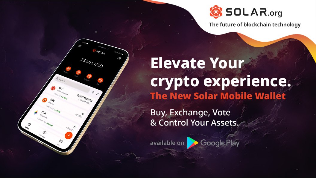 Solar Mobile Wallet Update! - Solar Library